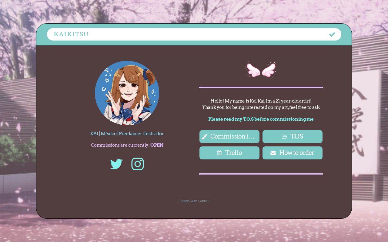 Kaikai´s commissions